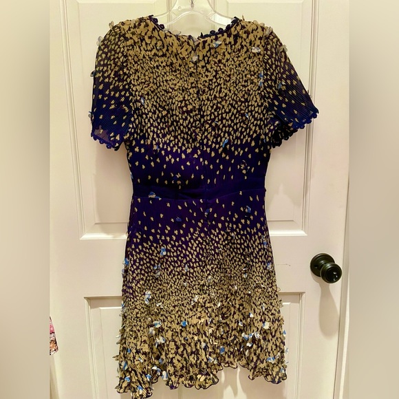 foxiedox | Dresses | Foxiedox Blue And Yellow Floral Dress Perfect For ...